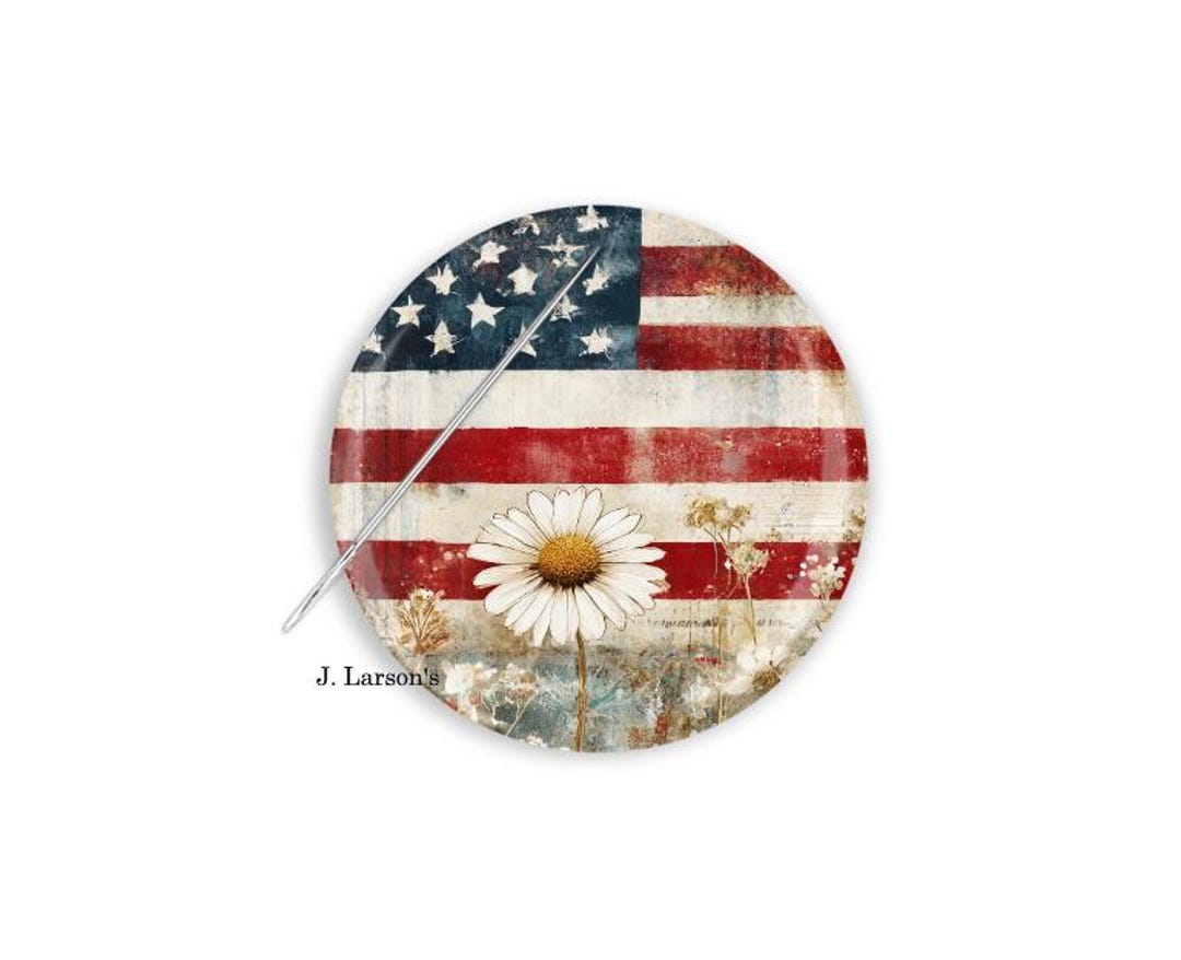 250 Anniversary Needle Minder, Flag Needle Minder, 4th July Needle ...