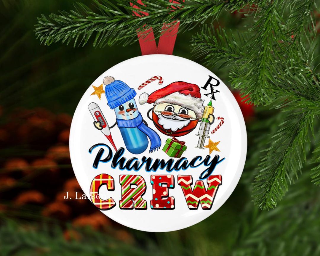 Pharmacy Christmas Ornament, Pharmacy Gift, Gift for Pharmacy, Pharmacy ...