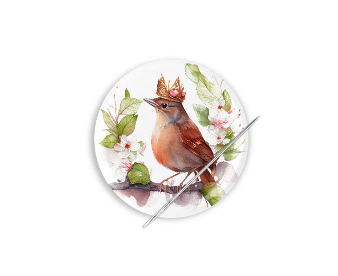Needle Minder, Needle Keeper, Bird Needle Minder, Cross Stitch Needle ...