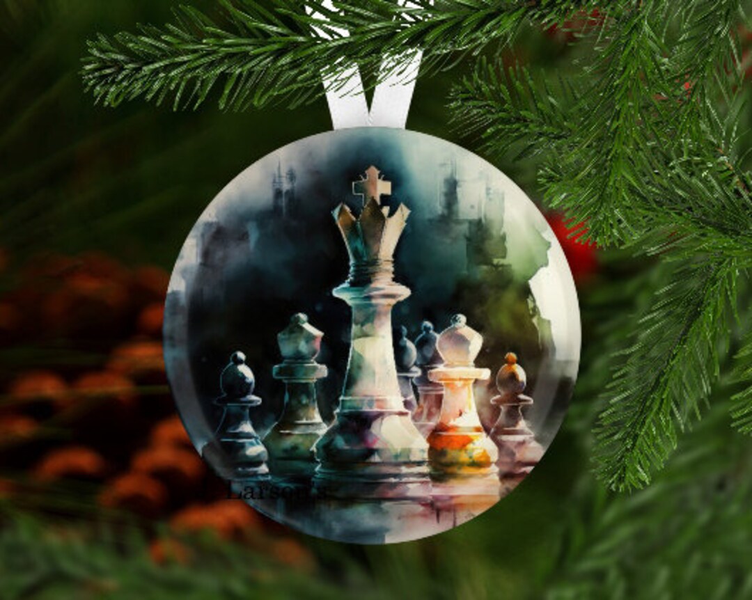 Chess Christmas Ornament, Chess Gift, Chess Team Gift, Chess Team ...