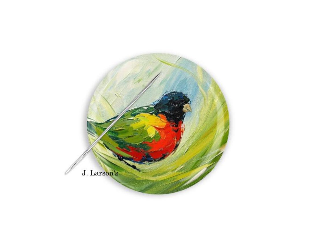 Needle Minder, Needle Keeper, Robin Needle Minder, Cross Stitch Needle ...