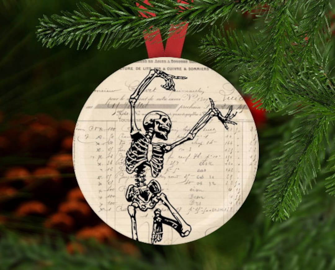 Skeleton Ornament, Skeleton Christmas Ornament, Anatomy Gift, Anatomy ...