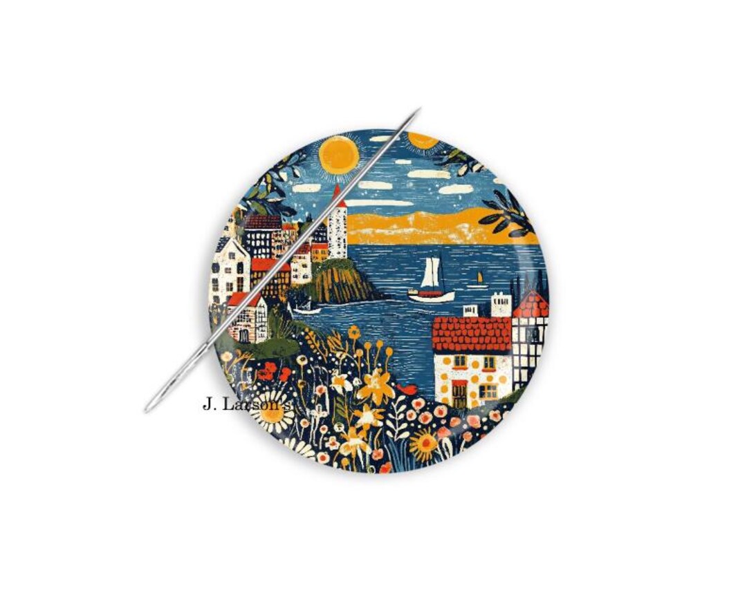 Needle Minder, Needle Keeper, Boat Needle Minder, Cross Stitch Needle ...