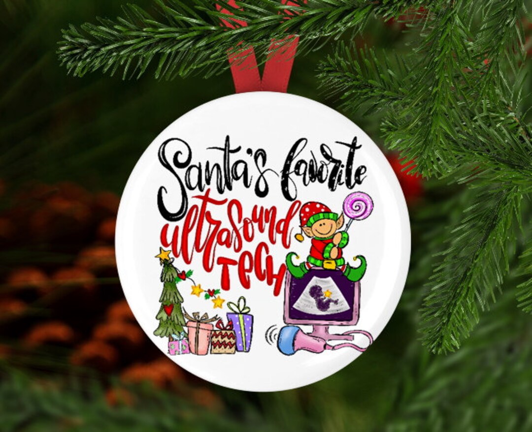 Ultrasound Tech Christmas Ornament, Ultrasound Tech Gift, Christmas ...