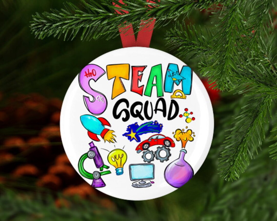 Steam Teacher Ornament, Teacher Gift, Gift for Teacher, Steam Teacher ...
