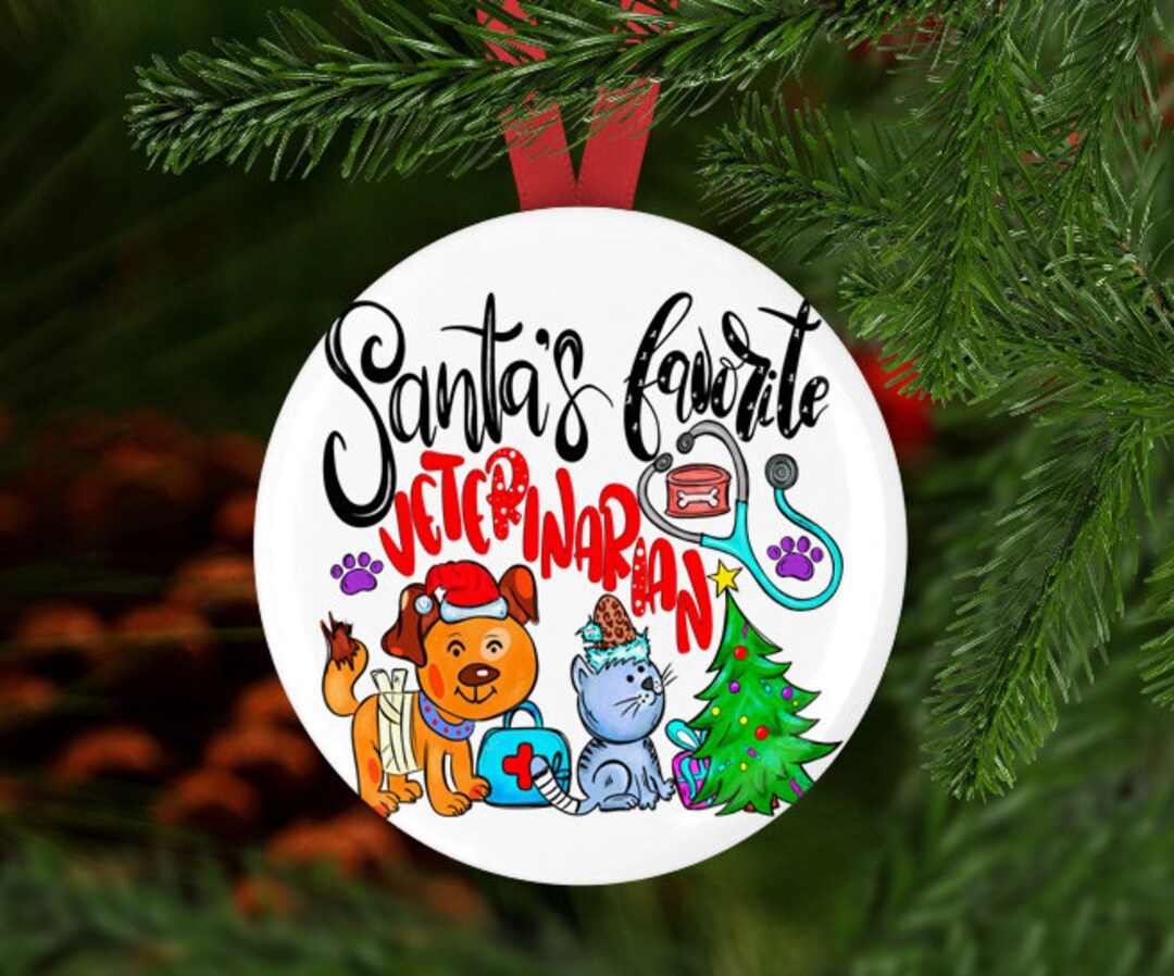 Vet Christmas Ornament, Veterinary Gift, Veterinary Ornament, Vet - Etsy
