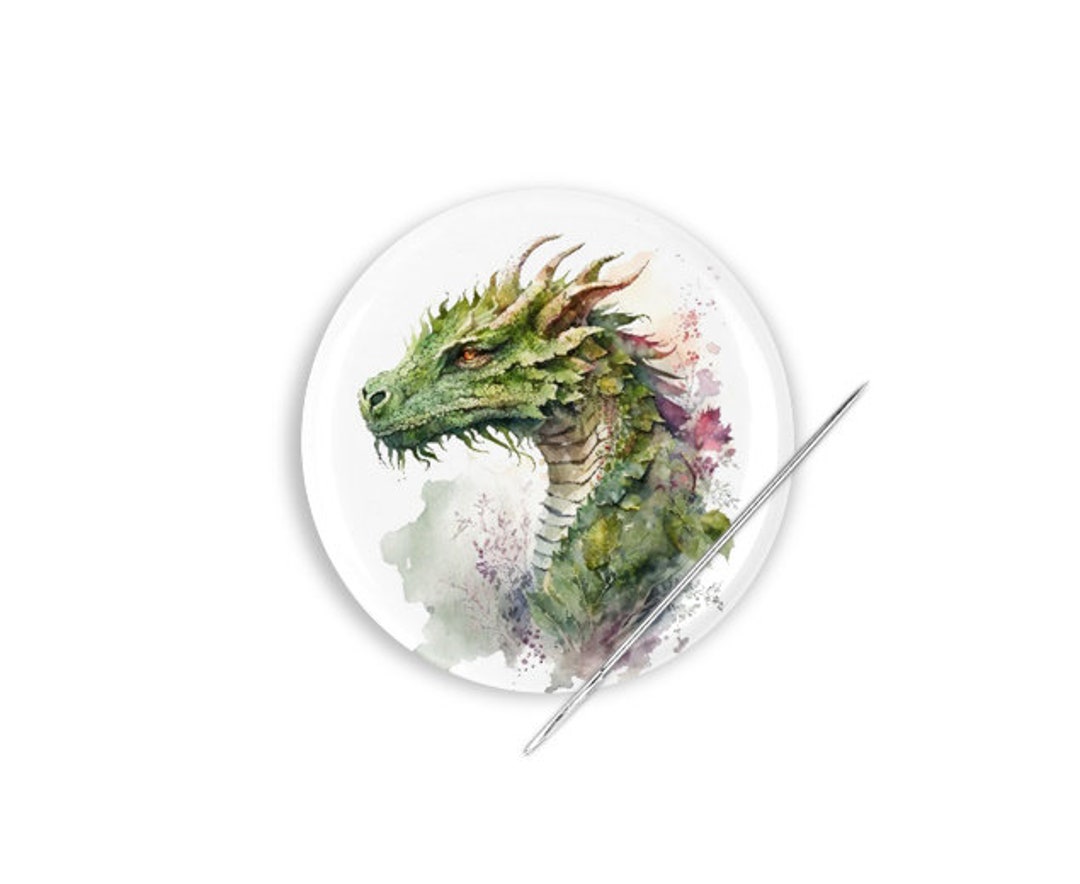 Needle Minder, Needle Keeper, Dragon Needle Minder, Cross Stitch Needle ...