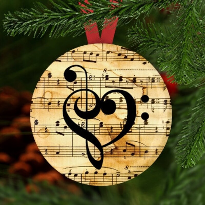 Music Ornament - Etsy