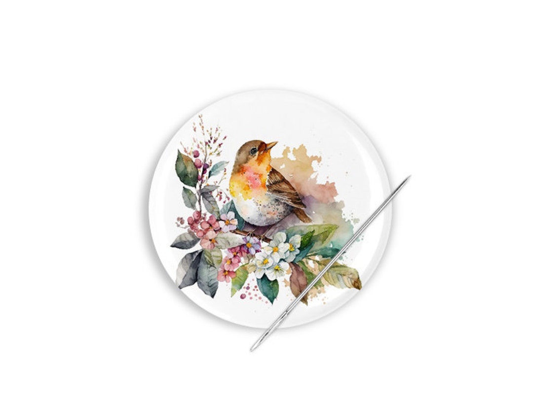 Needle Minder, Needle Keeper, Bird Needle Minder, Cross Stitch Needle ...