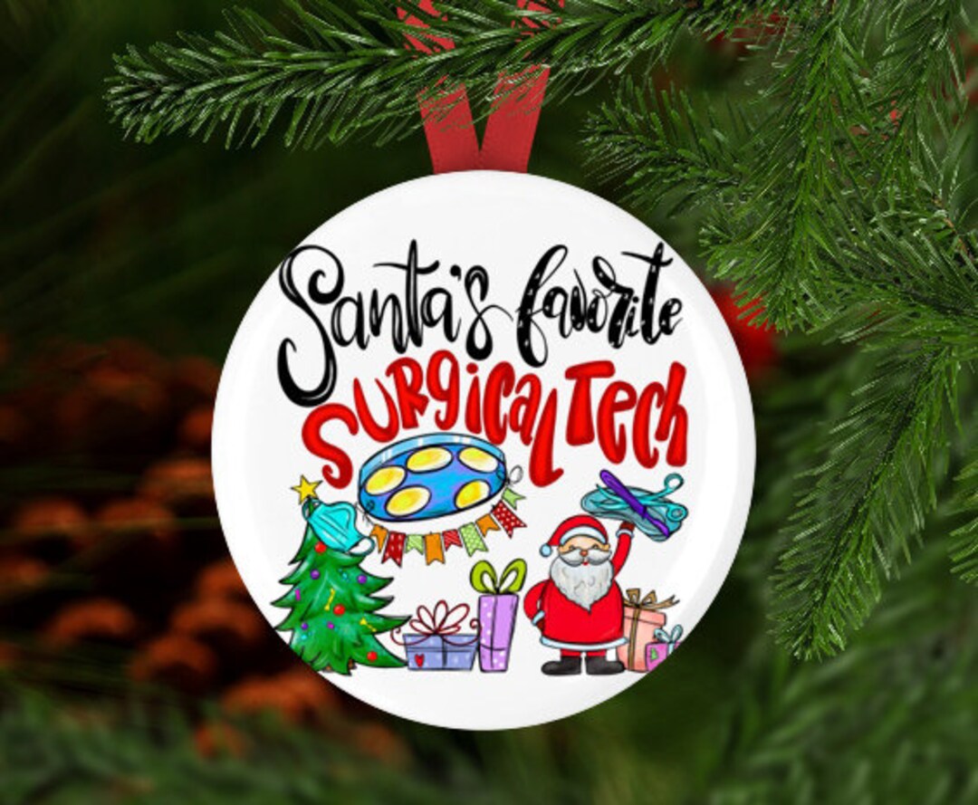 Surgical Tech Christmas Ornament, Surgical Tech Gift, Christmas ...