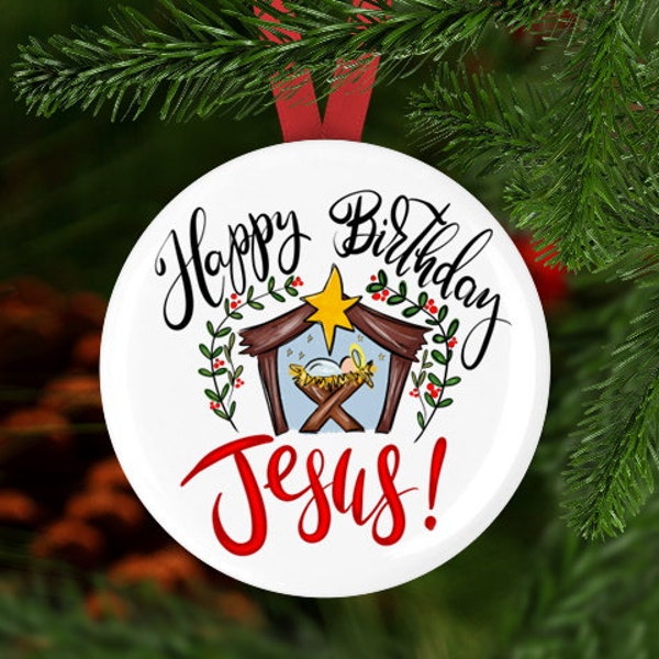 Happy Birthday Jesus - Etsy