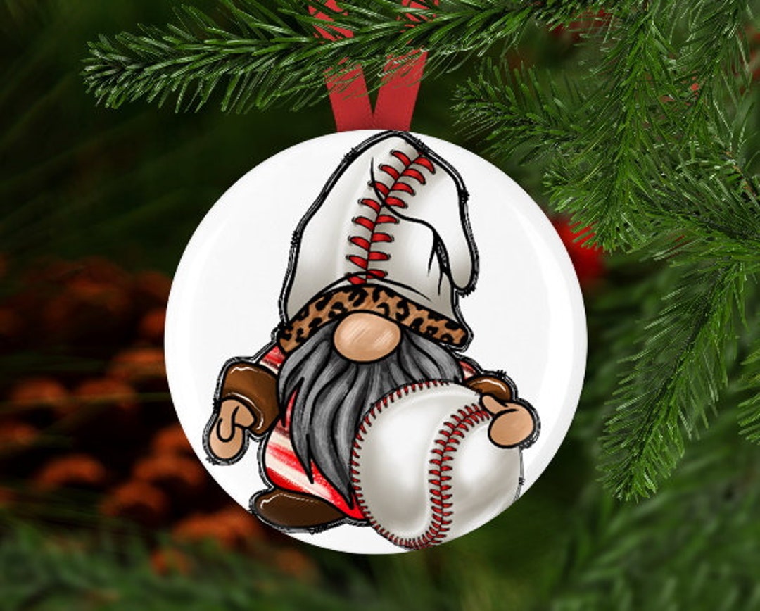 Baseball Ornament, Baseball Christmas Ornament, Baseball Gift, Baseball ...