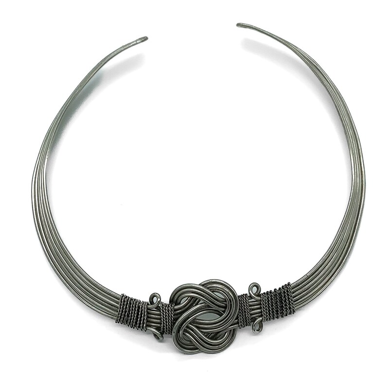 Wire Collar Necklace - Etsy