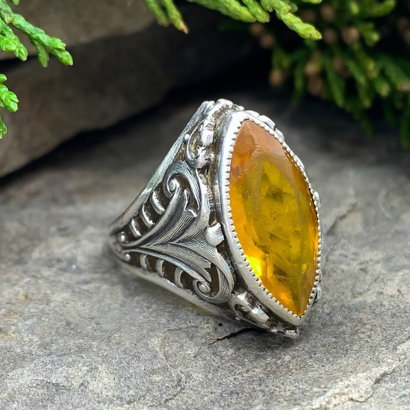 Repousse Ring - Etsy