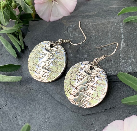 Tiffany notes deals earrings
