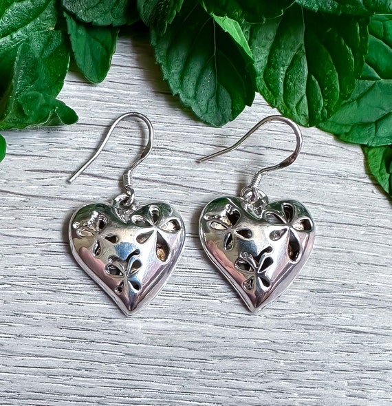 Vintage y2k silver heart - Gem