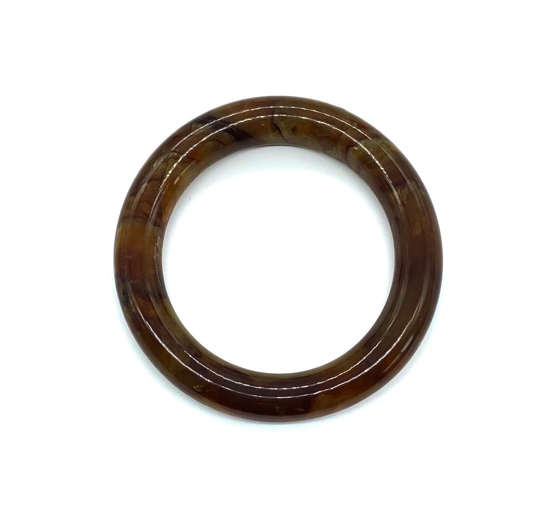 Vintage Thick Carved Red Jade Bangle Bracelet Inner Diameter 70mm/ Red ...