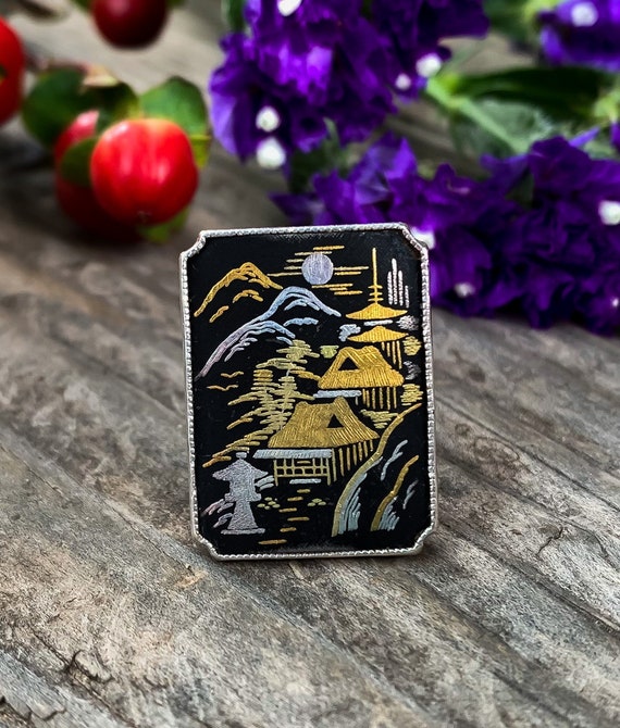 Antique Victorian Aesthetic Sterling Silver Japanese … - Gem