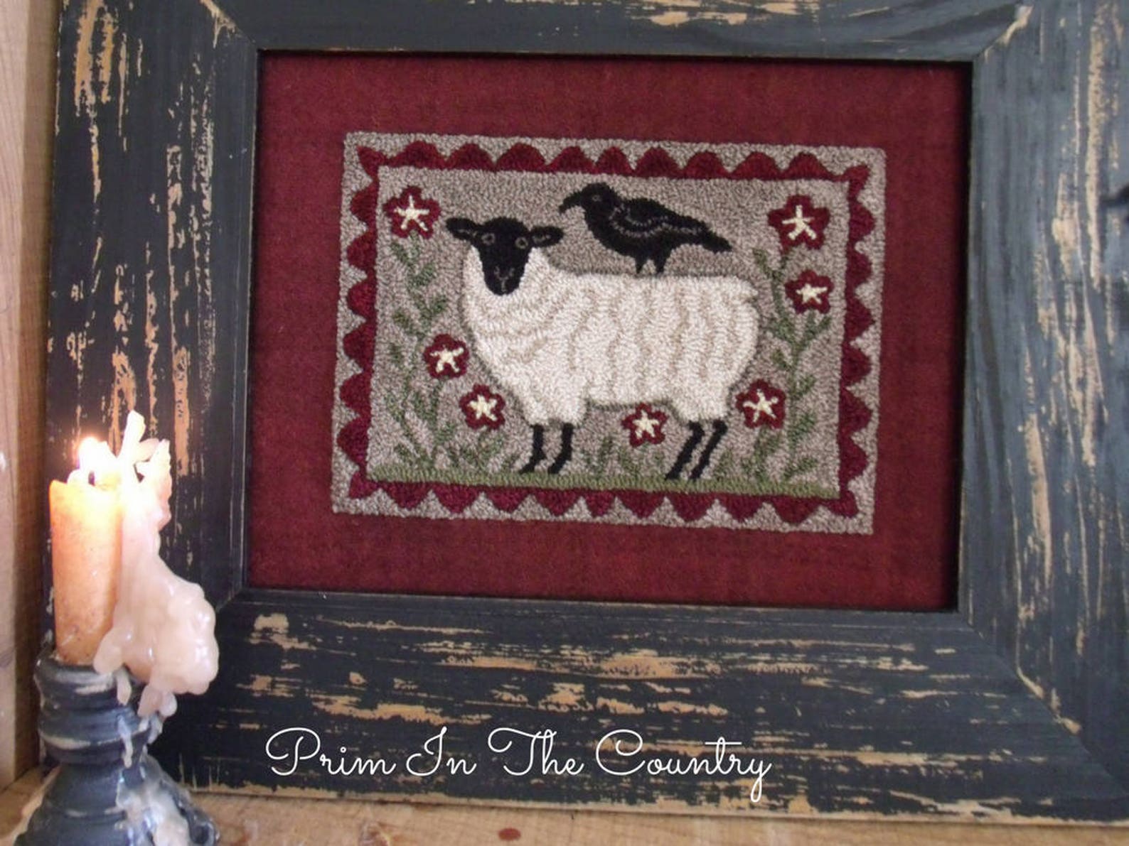 Wool & Feather Pdf/digital Punch Needle Pattern | Etsy