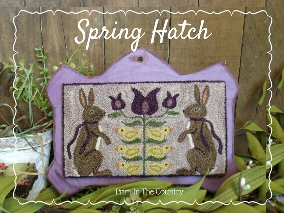 Spring Hatch Pdf/digital Punch Needle Pattern - Etsy