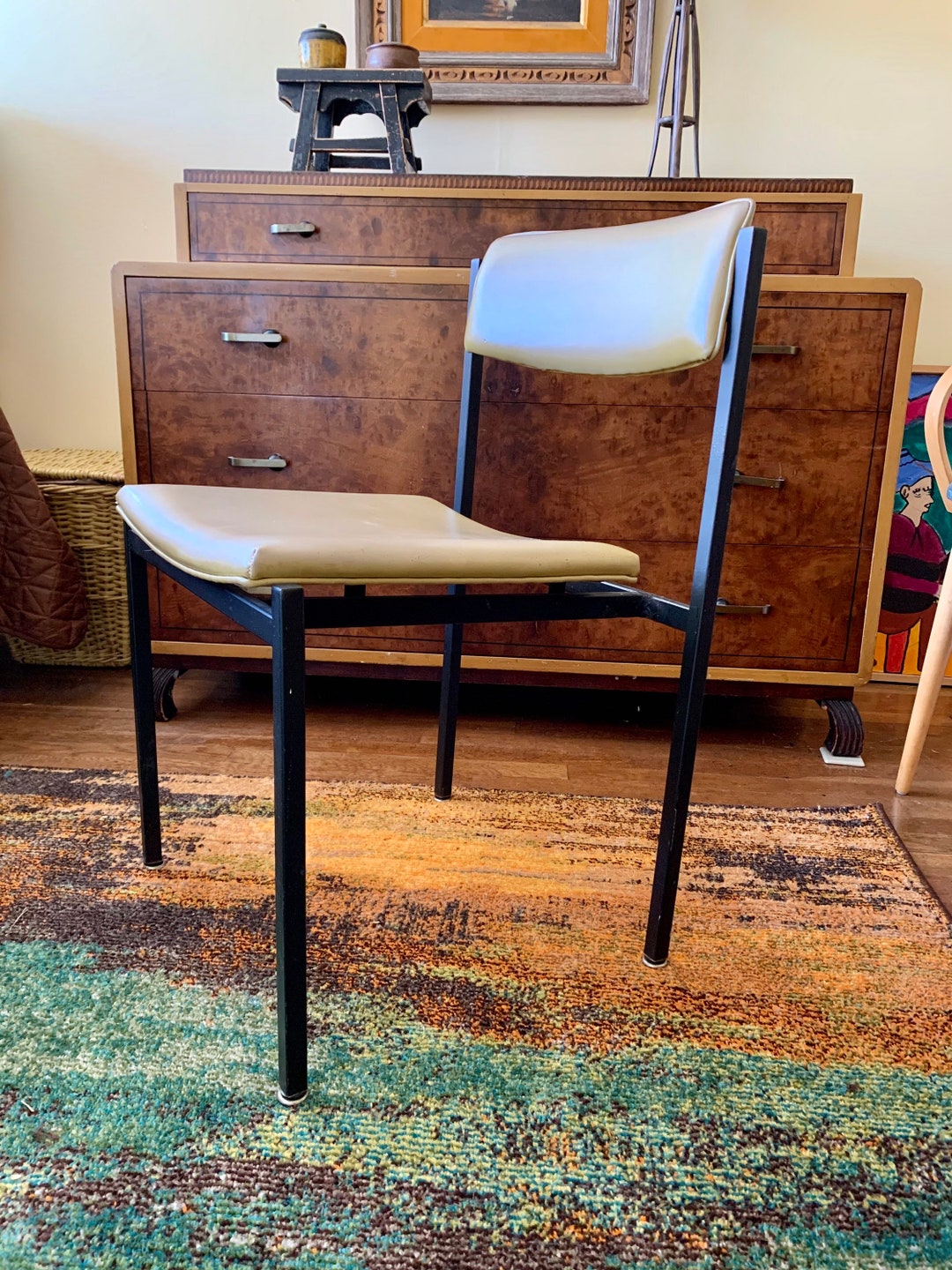 Vintage Modern Metal Desk Chair by the Worden Company - Etsy