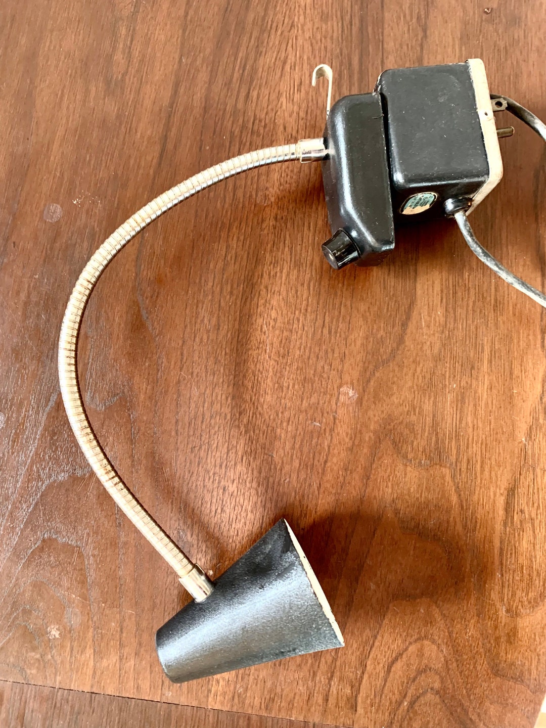 Vintage Gooseneck Plug in Task Lamp - Etsy