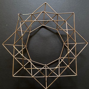 Wire Geometric Star Wall Ornament - Etsy