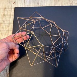Wire Geometric Star Wall Ornament - Etsy