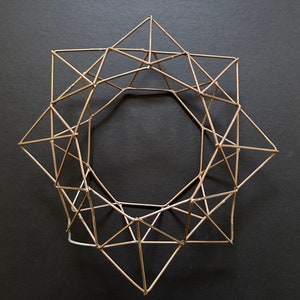 Wire Geometric Star Wall Ornament - Etsy
