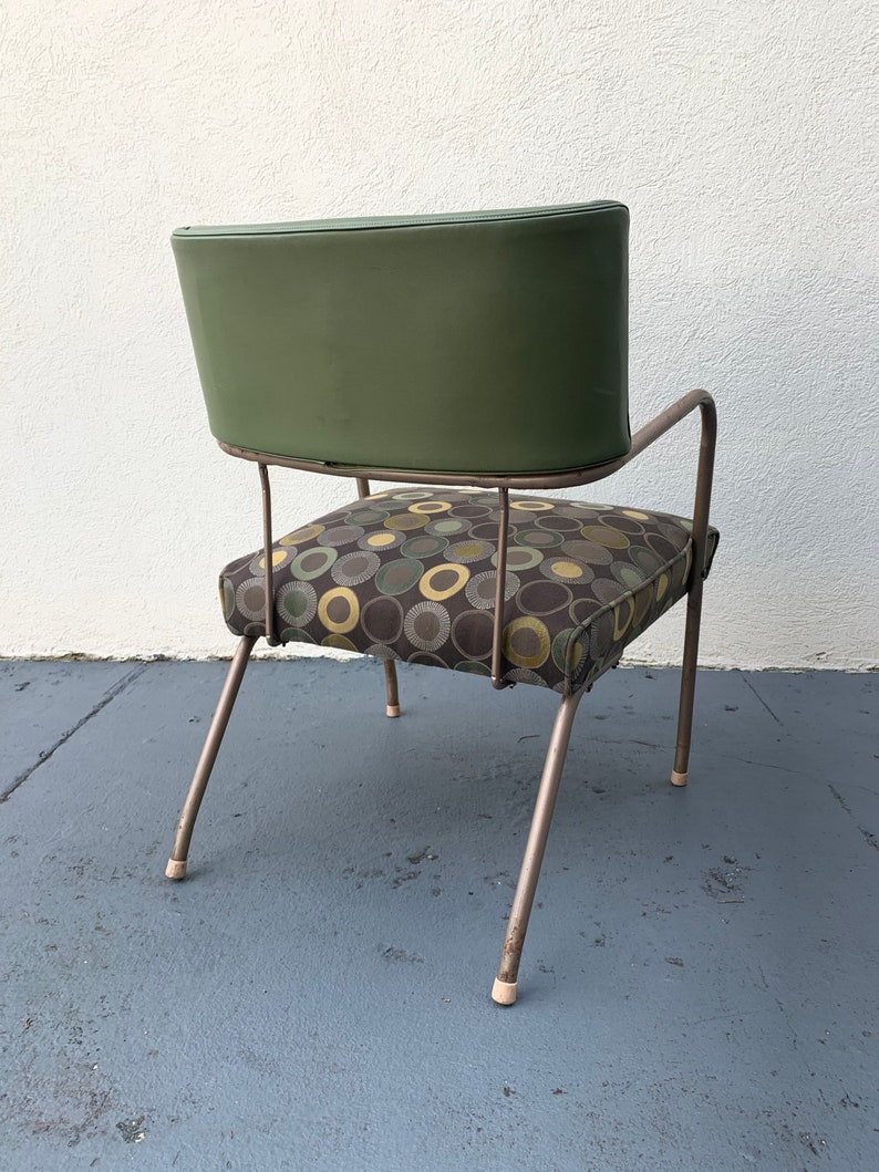 Cool Mid Mod Industrial Metal Lounge Chair (see Shipping Info in the ...