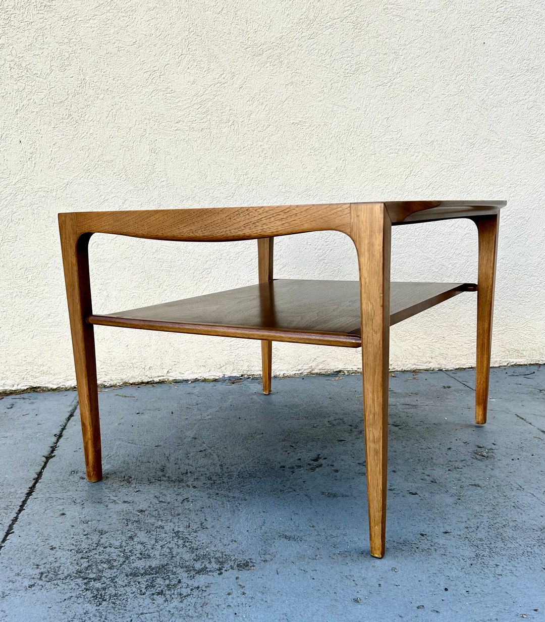 Vintage Mid Mod Square End Table by Drexel Profile (see Shipping Info ...