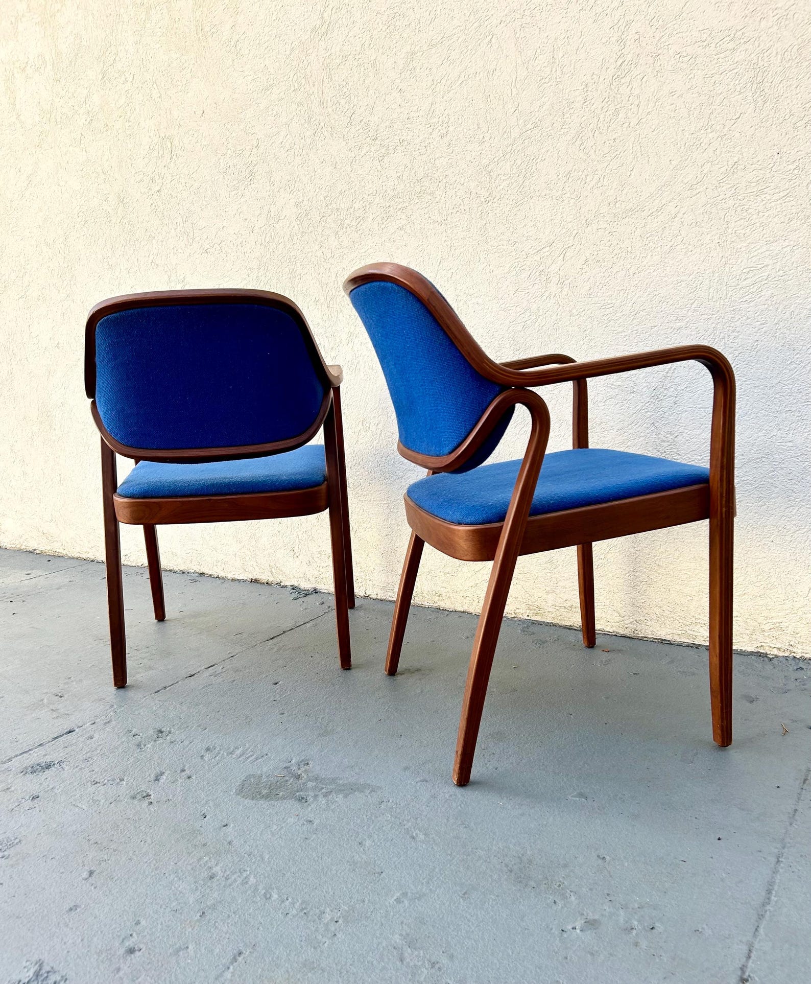 Vintage Pair of MCM Knoll Lounge Chairs (see Shipping Info in the ...