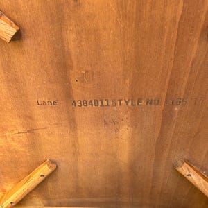 Vintage MCM Square End Table by Lane Furniture - Etsy