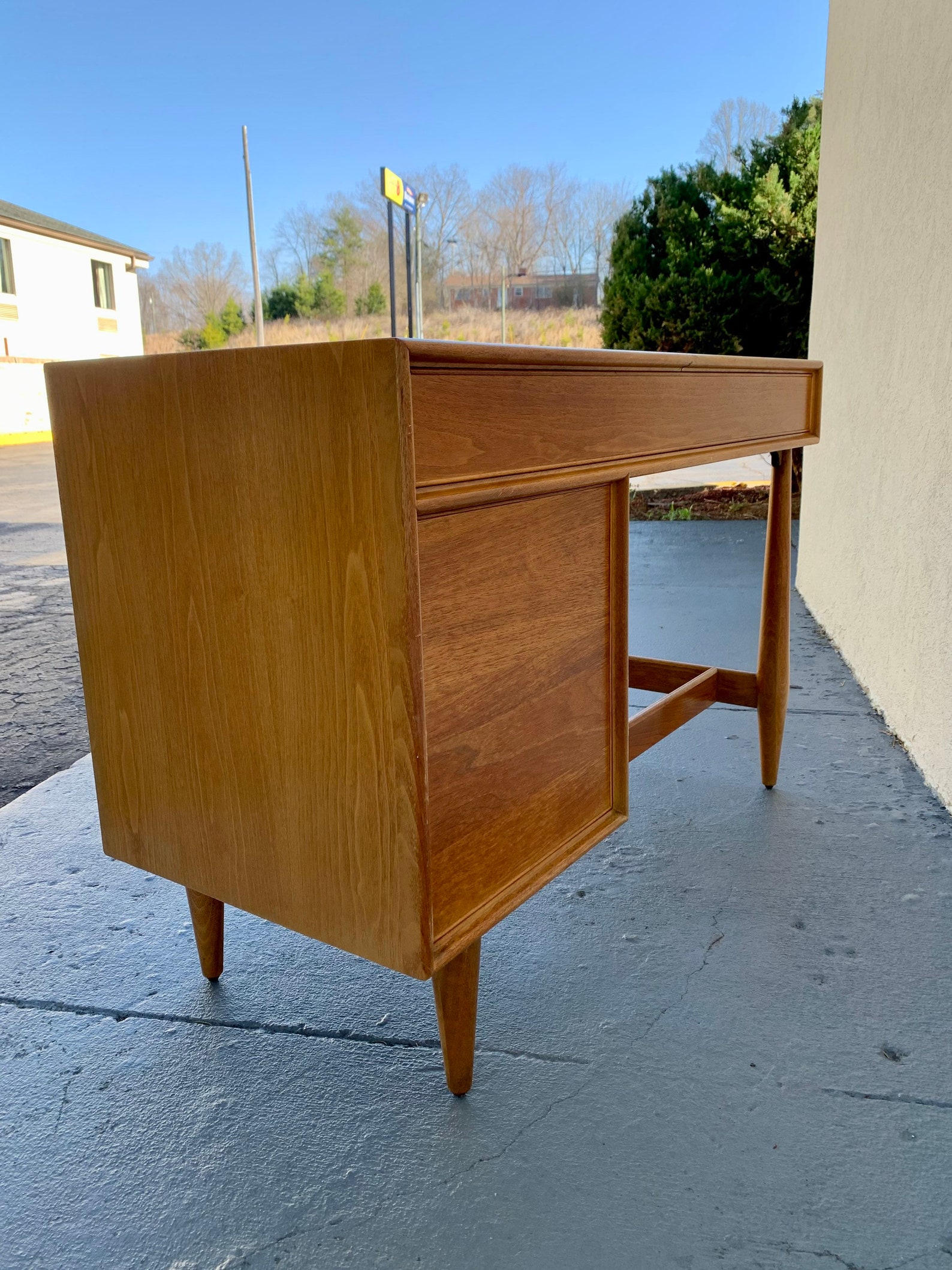 Rare Mid Century Modern Small Desk by Henredon - Etsy