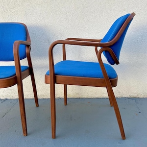Vintage Pair of MCM Knoll Lounge Chairs (see Shipping Info in the ...
