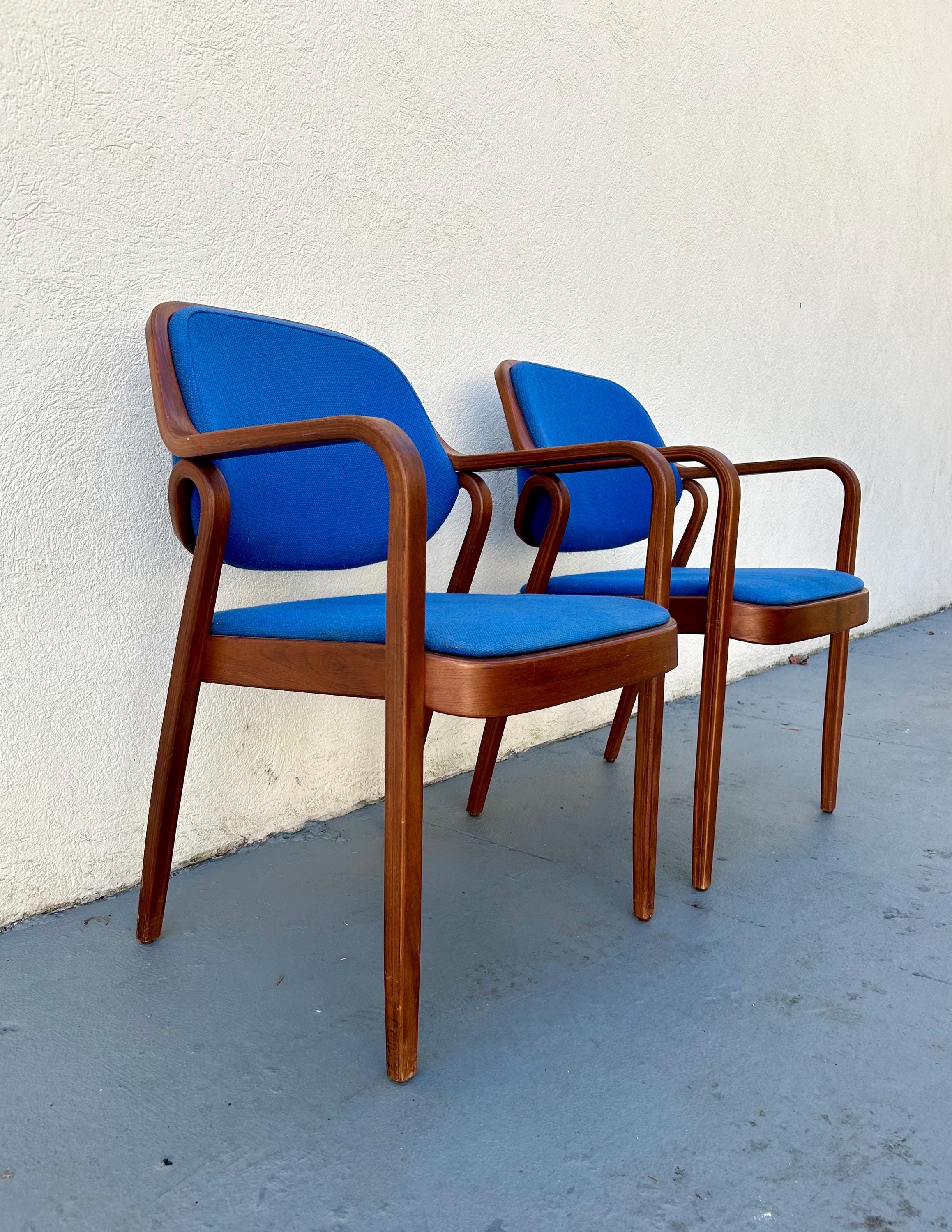 Vintage Pair of MCM Knoll Lounge Chairs (see Shipping Info in the ...