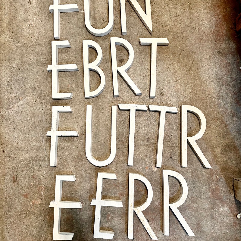 Vintage Wall Letters - Etsy