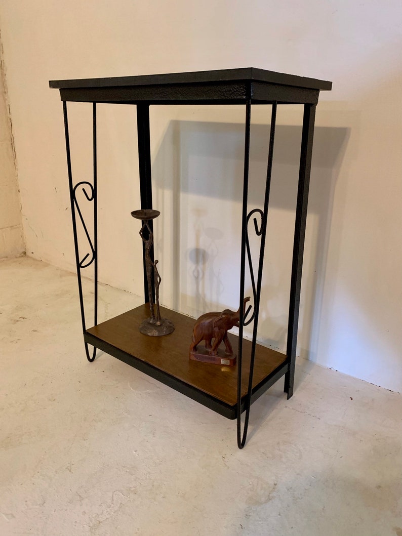 Rustic Industrial Metal Console Table - Etsy