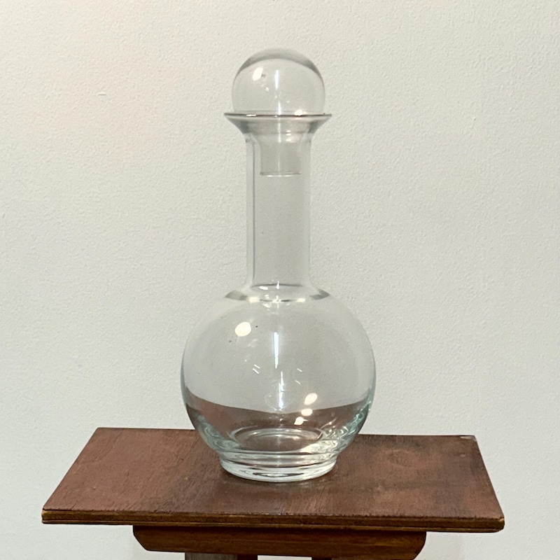 Vintage Mcm Glass Decanter - Etsy
