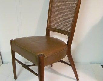 High back cane chair | Etsy