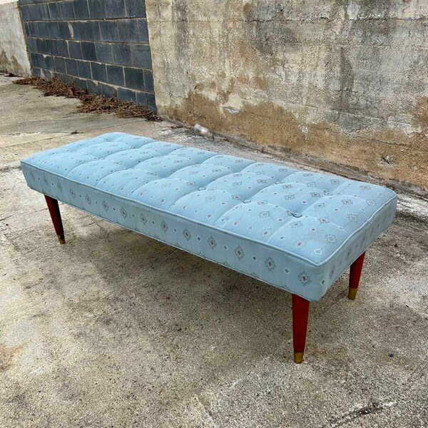 Mid Century Bench - Etsy