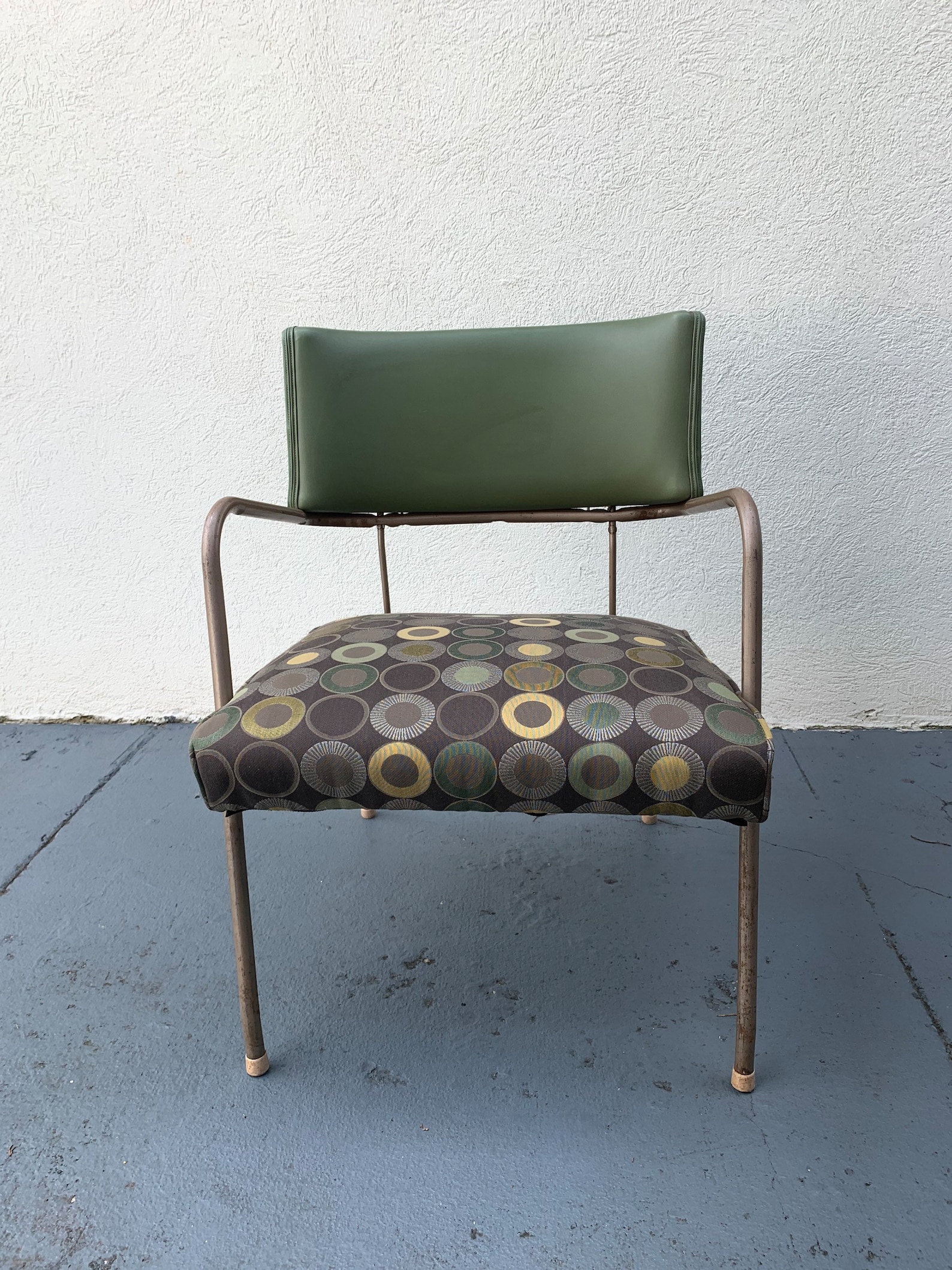 Cool Mid Mod Industrial Metal Lounge Chair (see Shipping Info in the ...
