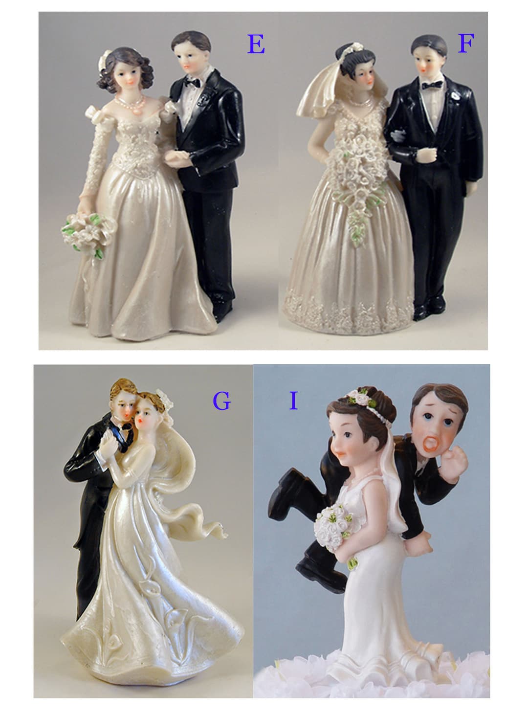 Customized Bride and Groom | Personalized Bride Groom Wedding Figurine ...