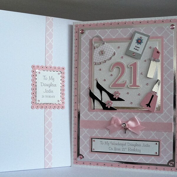 Girlie Card - Etsy