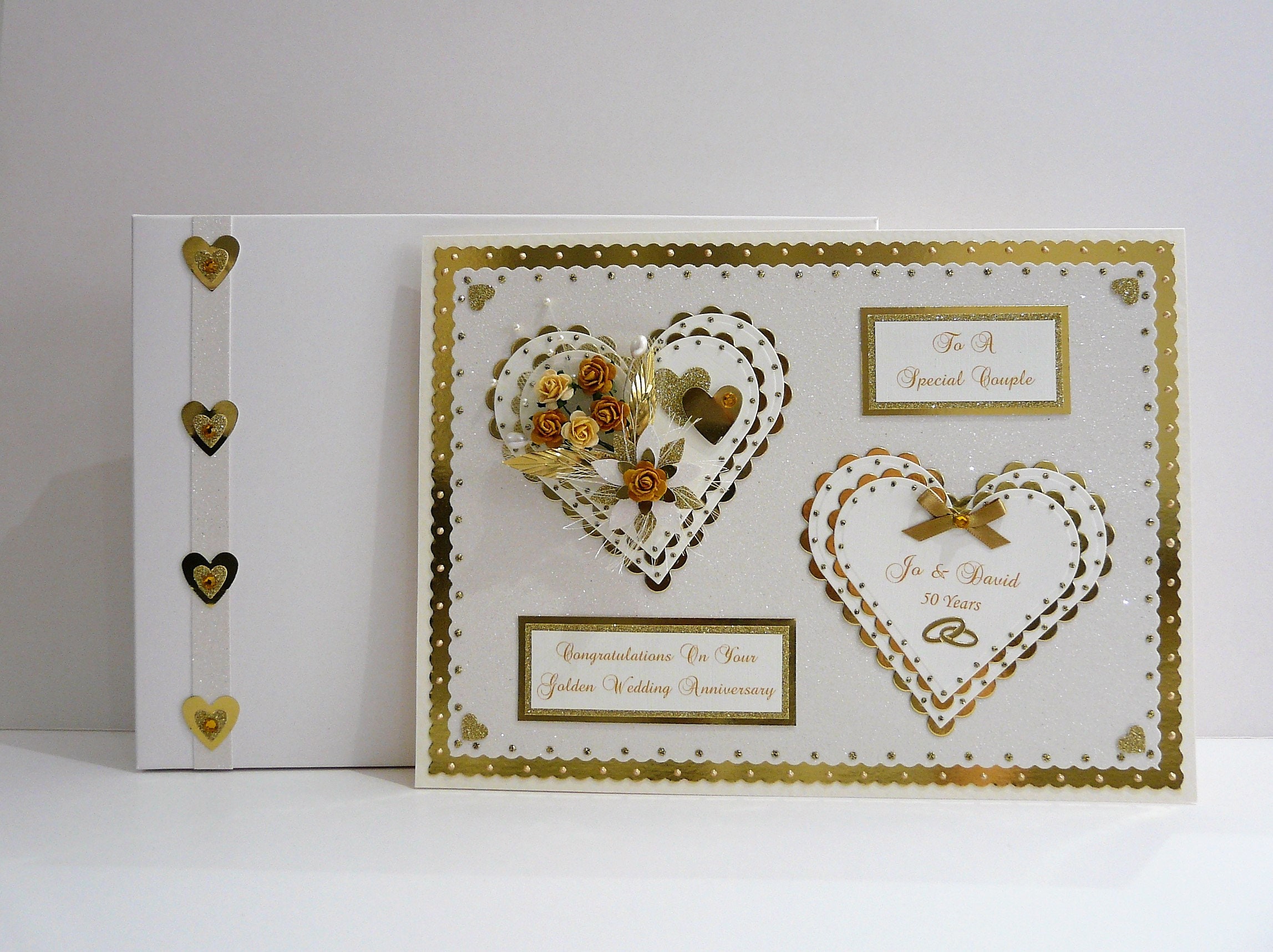 50th Golden Wedding Anniversary Card Wife husband mum Etsy UK 50th-golden-wedding-anniversary-card-wife-husband-mum-etsy-uk