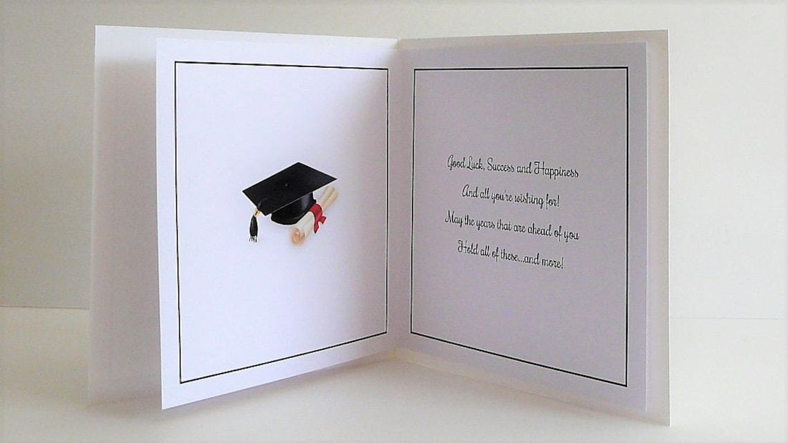 Graduation Card Personalised Handmade Large 8x8 Inch Size - Etsy UK
