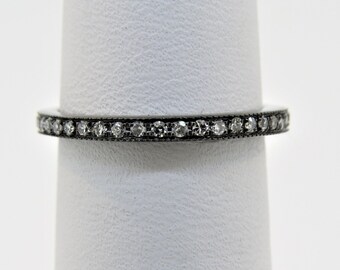 14K White Gold Antique Style 0.27ct Diamond Ring Wedding & - Etsy