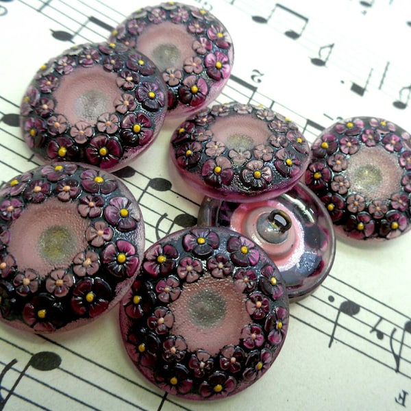 Czech Glass Buttons - Etsy