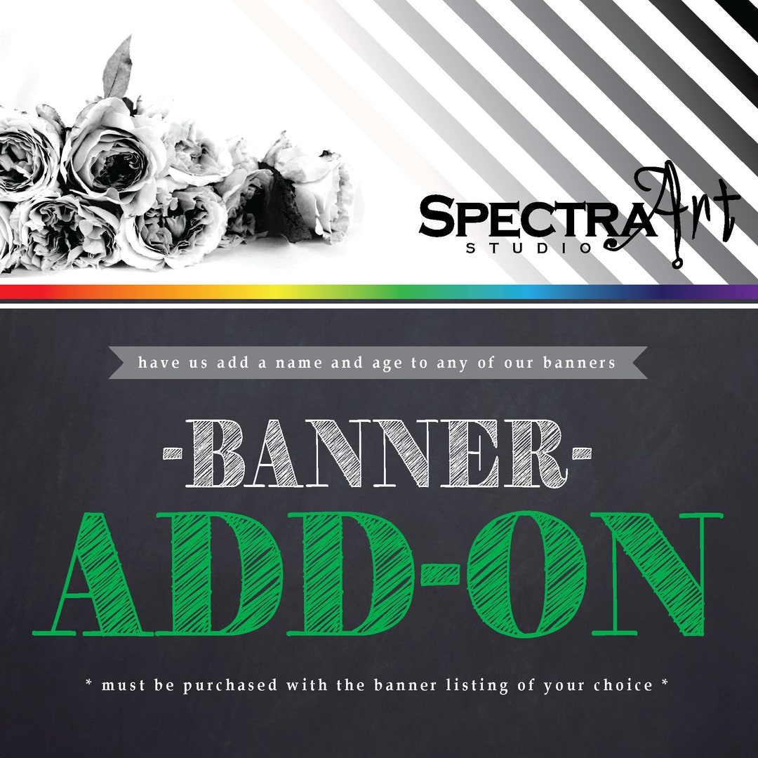 CUSTOM Banner 'name & Age' Flag printable Matching Birthday Banner ...