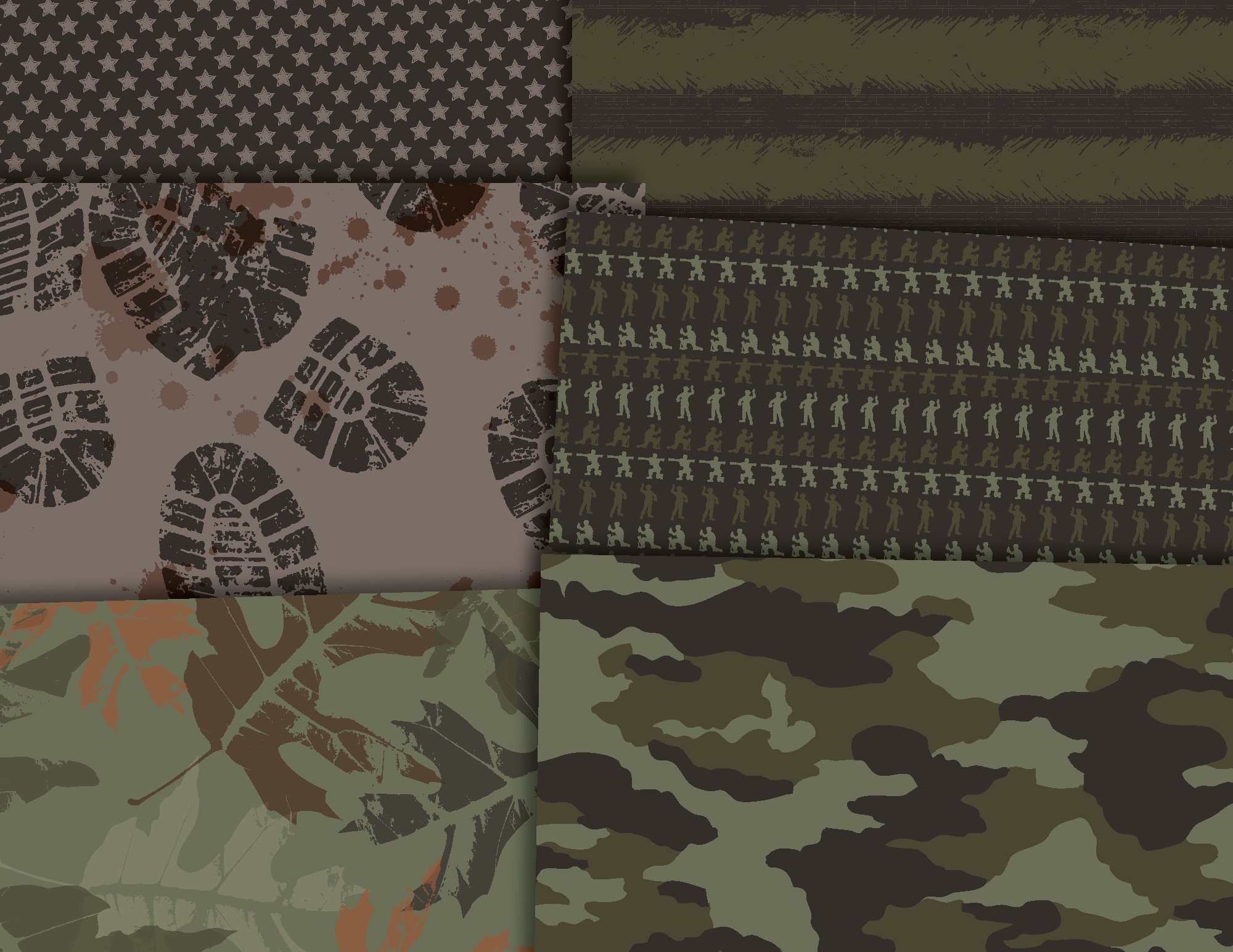 Army 'military Men' Theme printable Digital Party - Etsy Canada